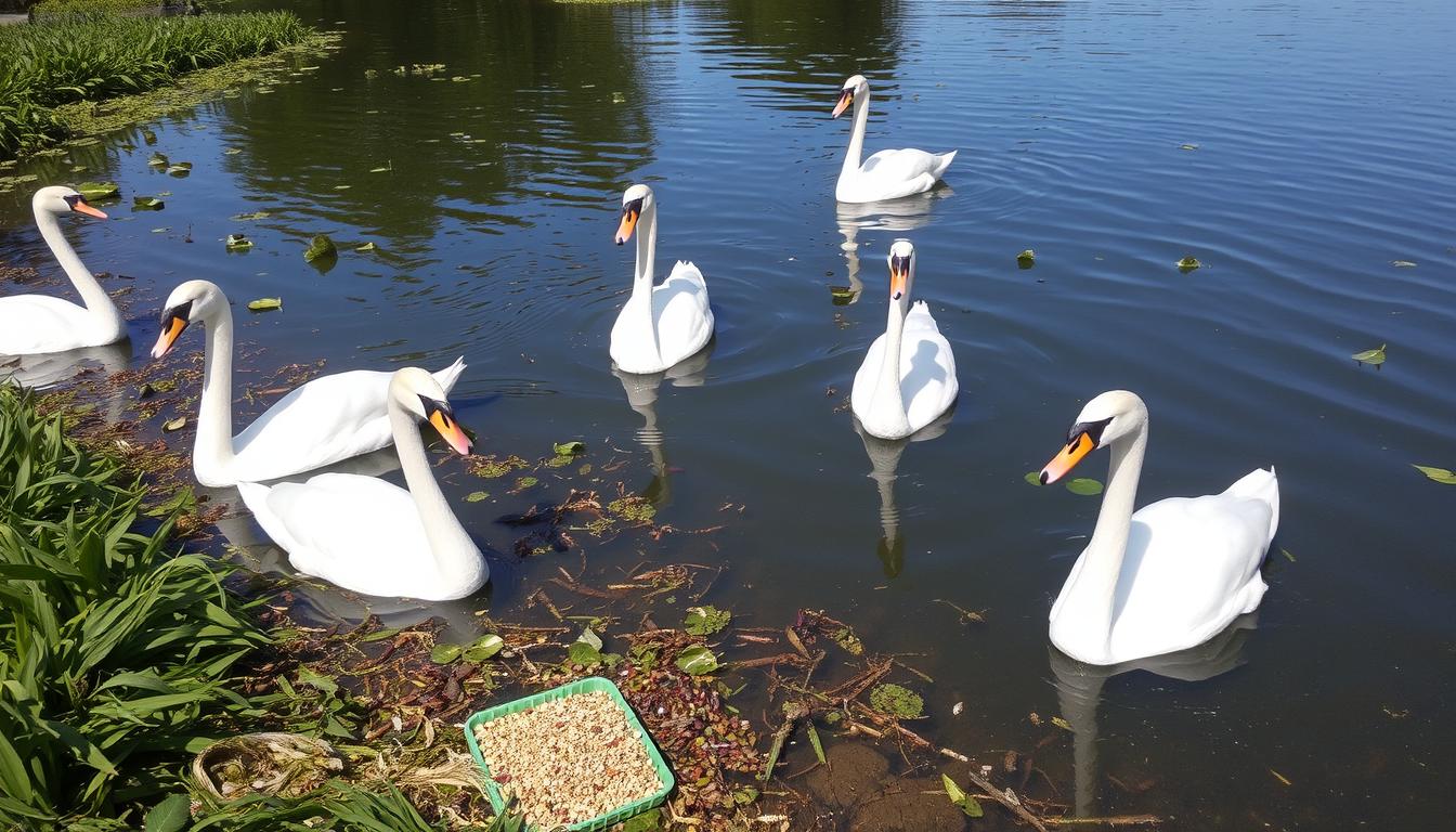Šta jedu labudovi? - Saveti za hranjenje labudova u prirodnim rezervatima